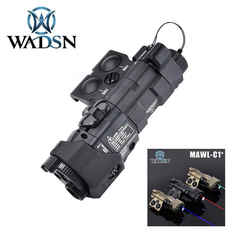 WADSN Metal MAWL C1 Visible Laser / IR Pointer light / White Light Mod ...