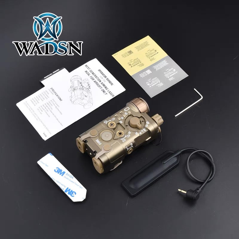 WADSN METAL NGAL Integrated Laser IR Pointer / LED Light Aiming Device ...