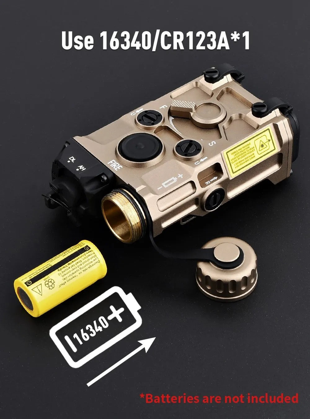 WADSN ET OGL Laser IR Pointer / LED Flashlight Aiming Device (Aluminium ...