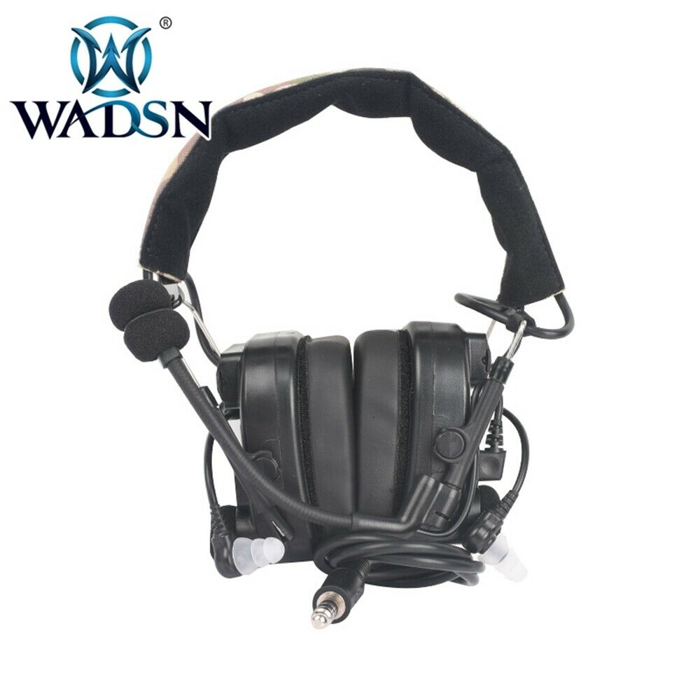 WADSN COMTAC IV IN-THE-EAR Headset w/ Noise Cancellation - BLACK (WZ038 ...